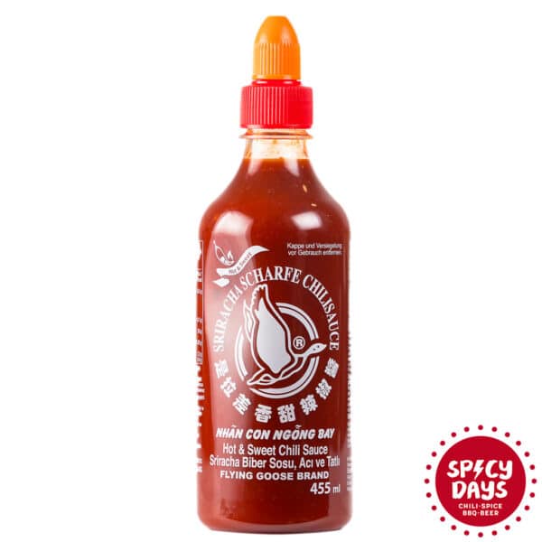 Flying Goose Sriracha mild & sweet - ljuti umak 455ml | Spicy Days ...